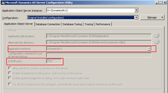Configuring The Adapter - Dynamics AX